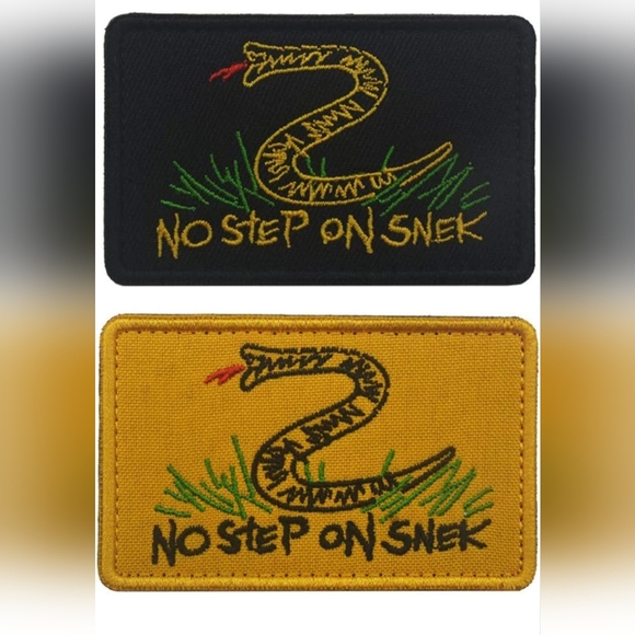 Accessories | 2 No Step On Snek Snake Velcro Patches | Poshmark